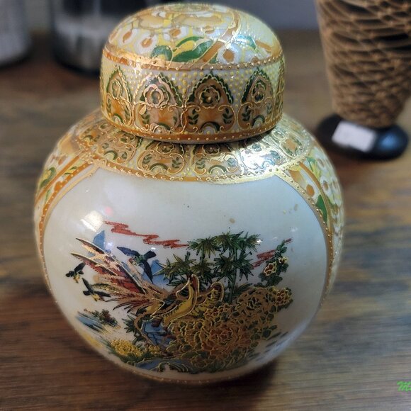 Accents | Vintage Mid Century Modern Japanese Satsuma Vase | Poshmark